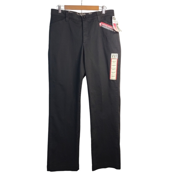 Lee | Pants & Jumpsuits | Lee Jeans Womens Black Comfort Waist Stretch ...